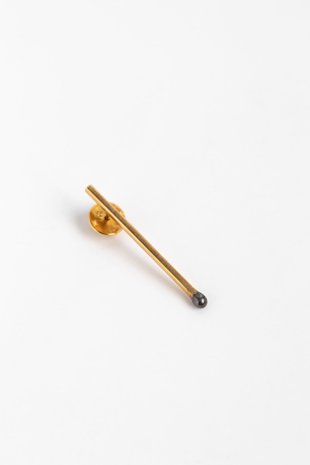 Golden Matchstick Pin Brooch. Unlit PERFECT MATCH. Matches Jewelry ...