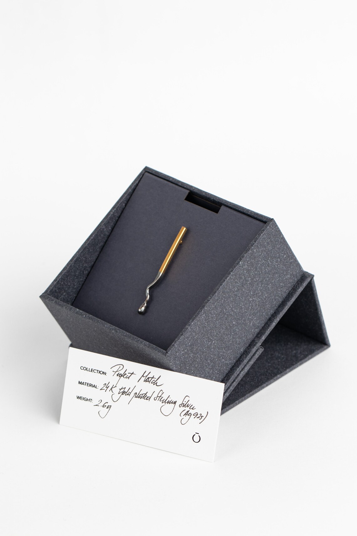 PERFECT MATCH Golden Burned Matchstick Pin. Burn Off. Matches Jewelry ...