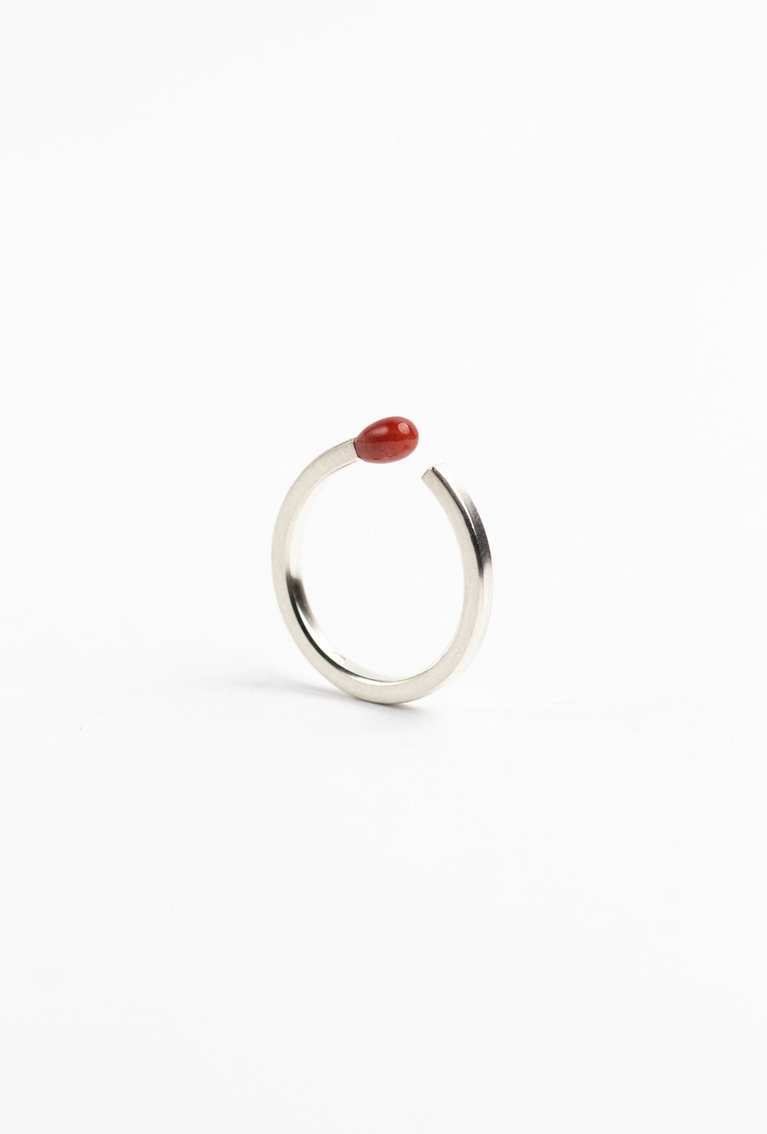 Unlit Matchstick Sterling Silver Ring PERFECT MATCH. Handmade in Latvia ...