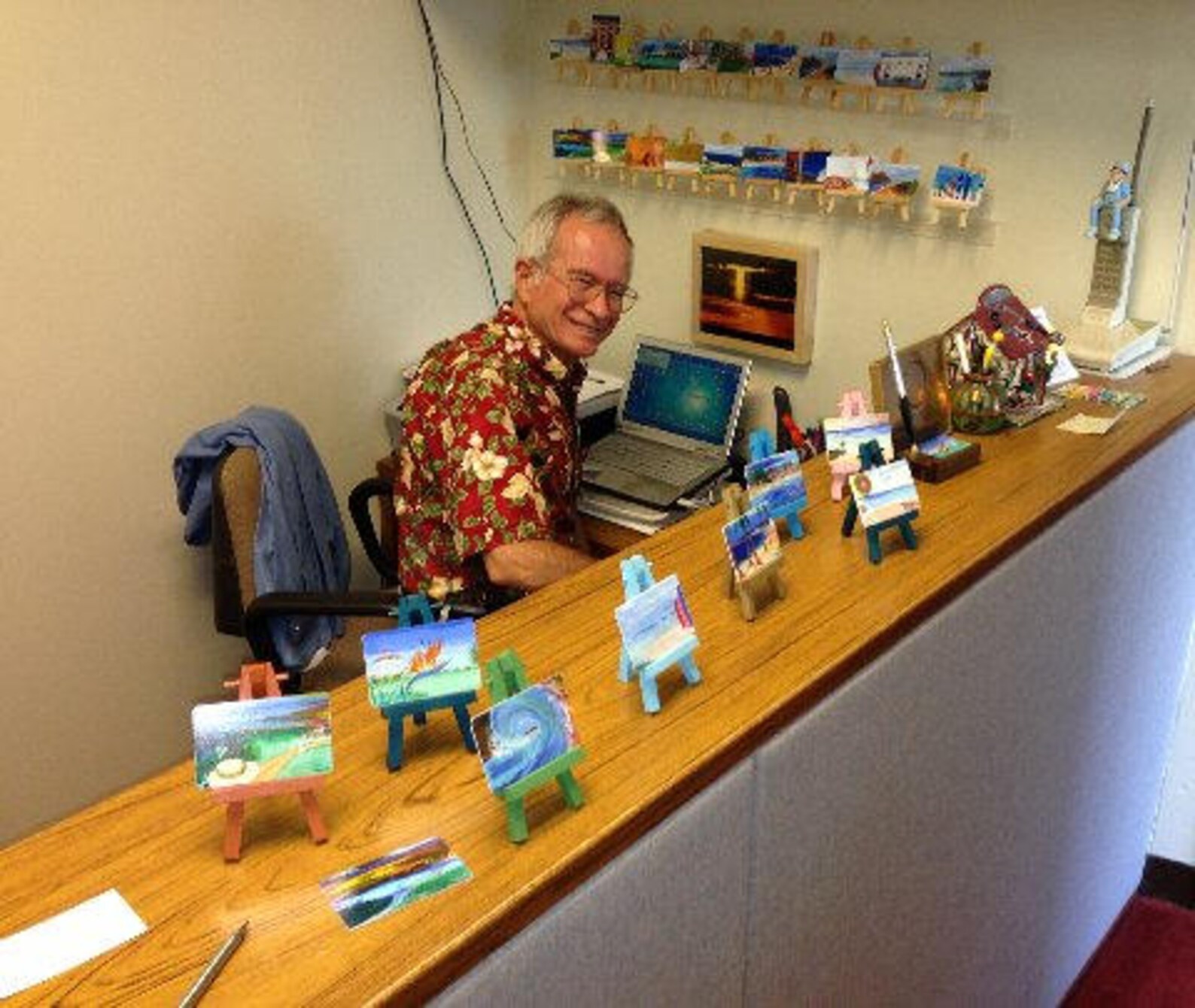 Hidden Hideaway, a Minipainting and Easel - Etsy