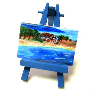 Hidden Hideaway, a Minipainting and Easel - Etsy