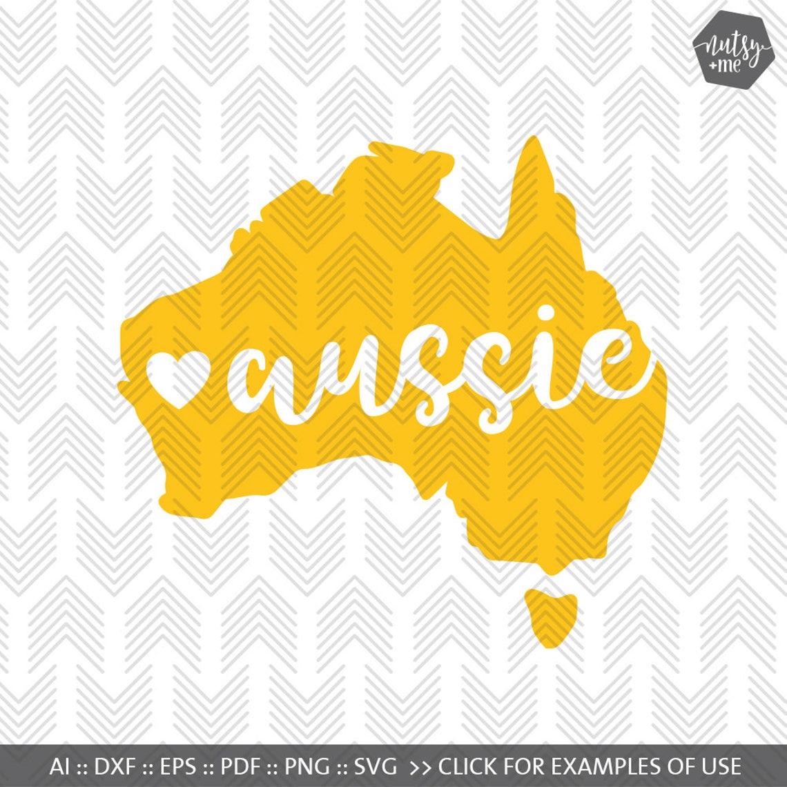 Australia Love Love SVG Files for Silhouette Cricut - Etsy Australia