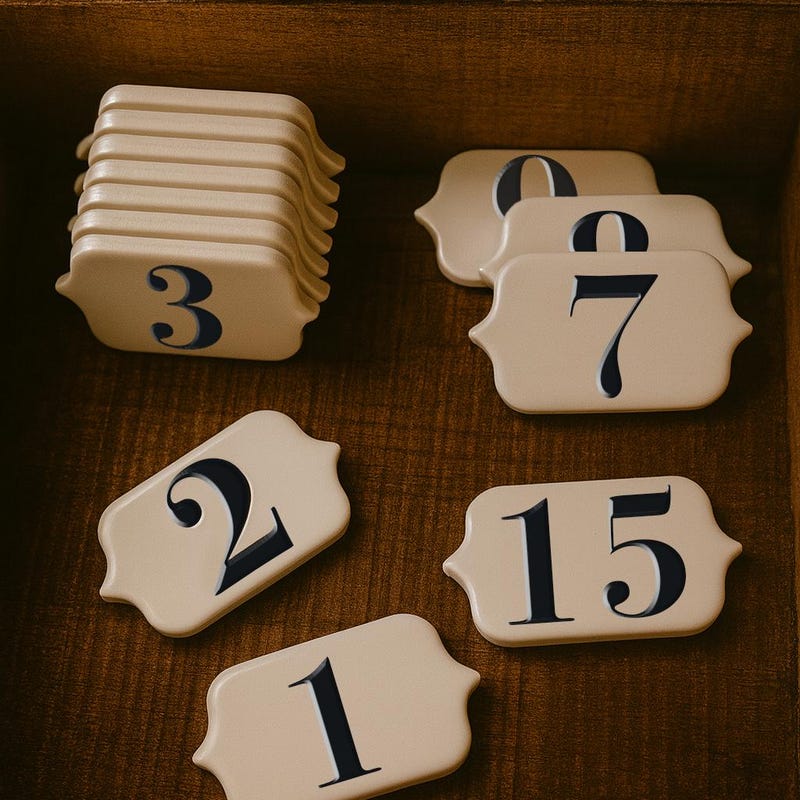 Hotel Room Number Plates - Etsy