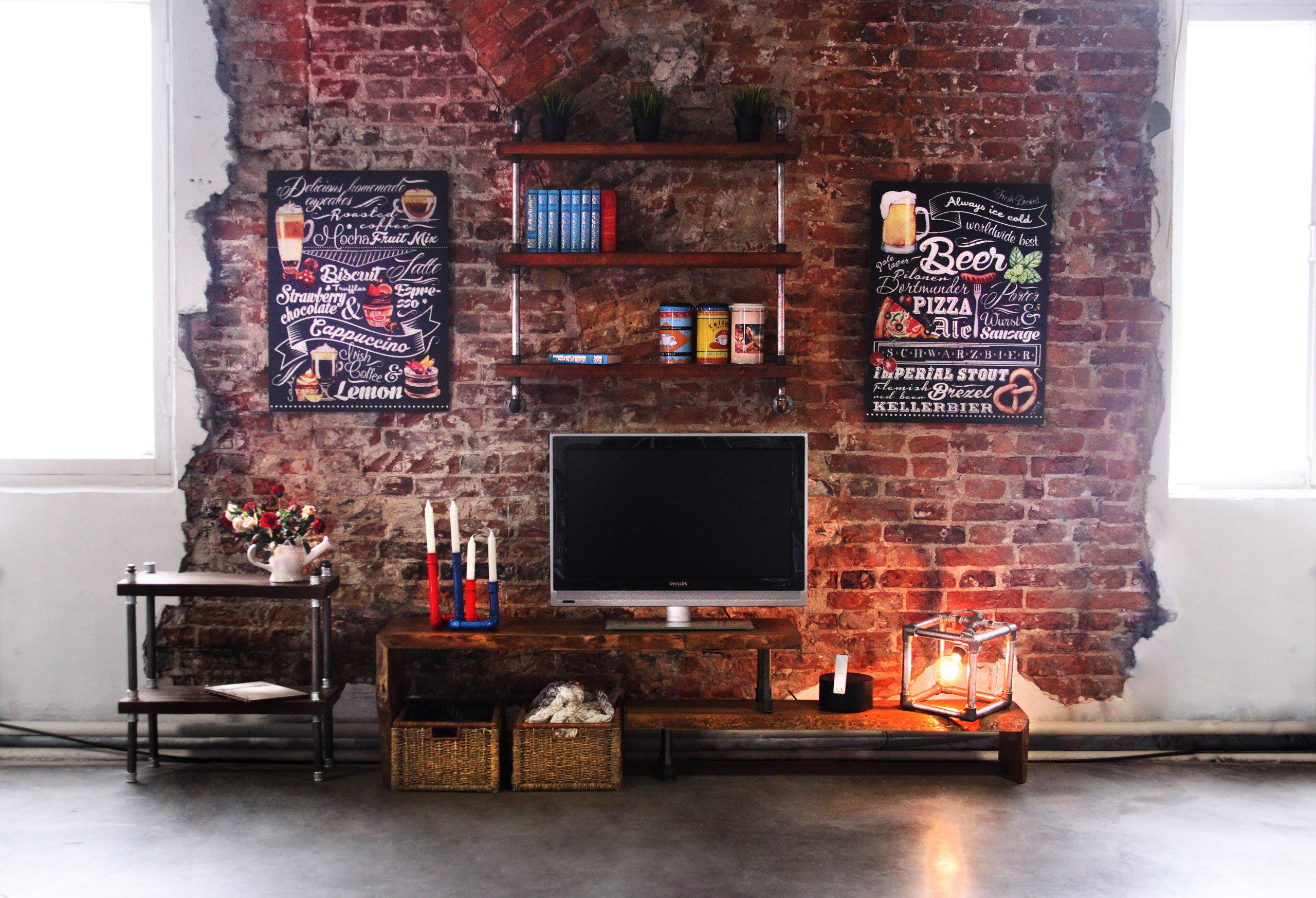 Beer & Snacks Sign for Bar and Home – Chalkboard-style Metal Wall Sign ...