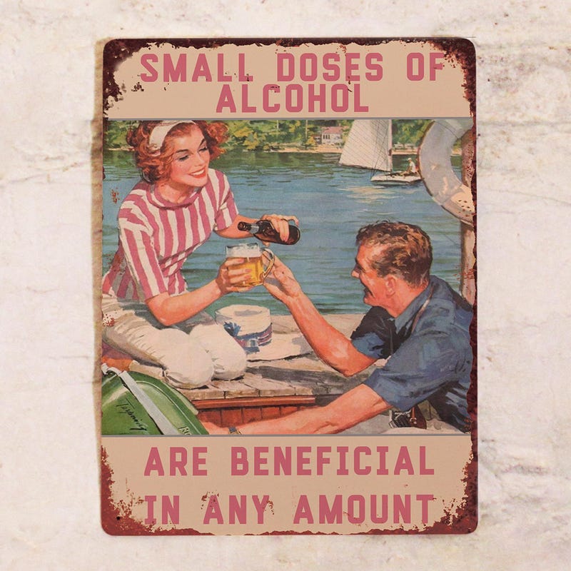 Funny Alcohol Sign - Etsy