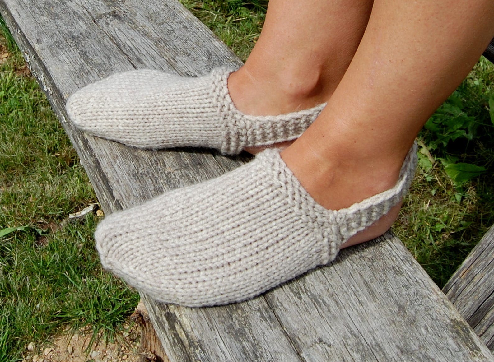 Knit Socks for Sleep Knit Indoor Clogs Knit Slipper Socks - Etsy