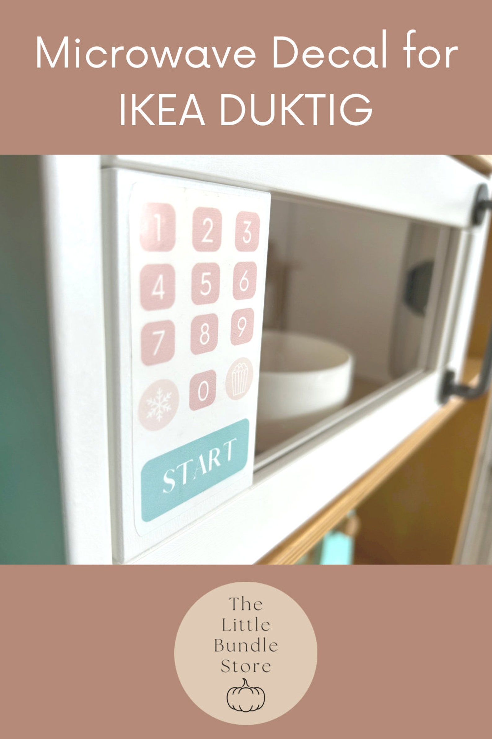 Microwave Decal for Play Kitchen Microwave Sticker Play - Etsy Australia