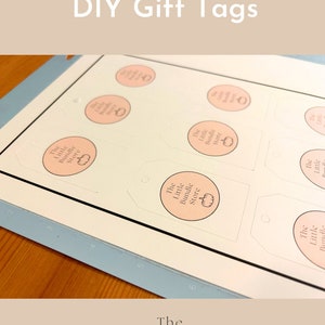 Gift Tag Template Digital Tag Svg Gift Tag Shape Cut File Gift Tag ...