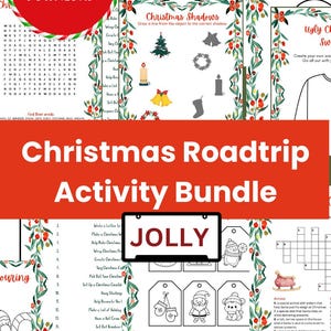 Printable Christmas Activity Pack for Kids Fun Holiday Games Printable ...