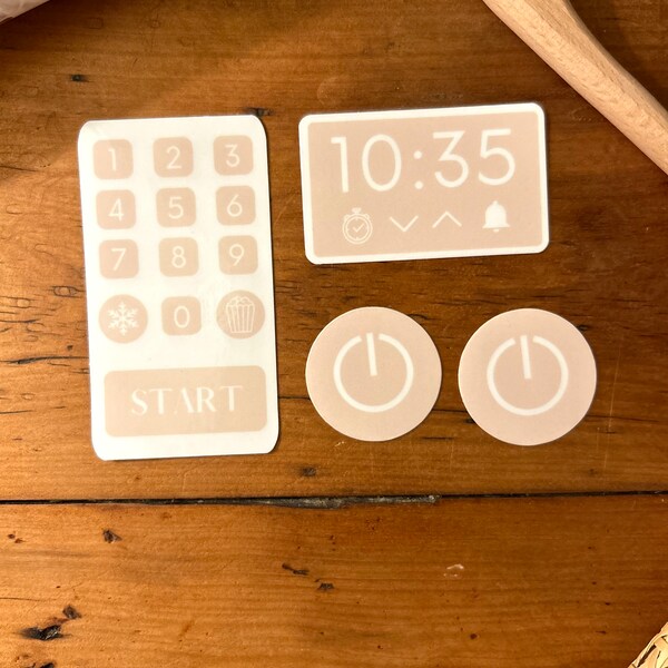 Toy Kitchen Decals - Etsy