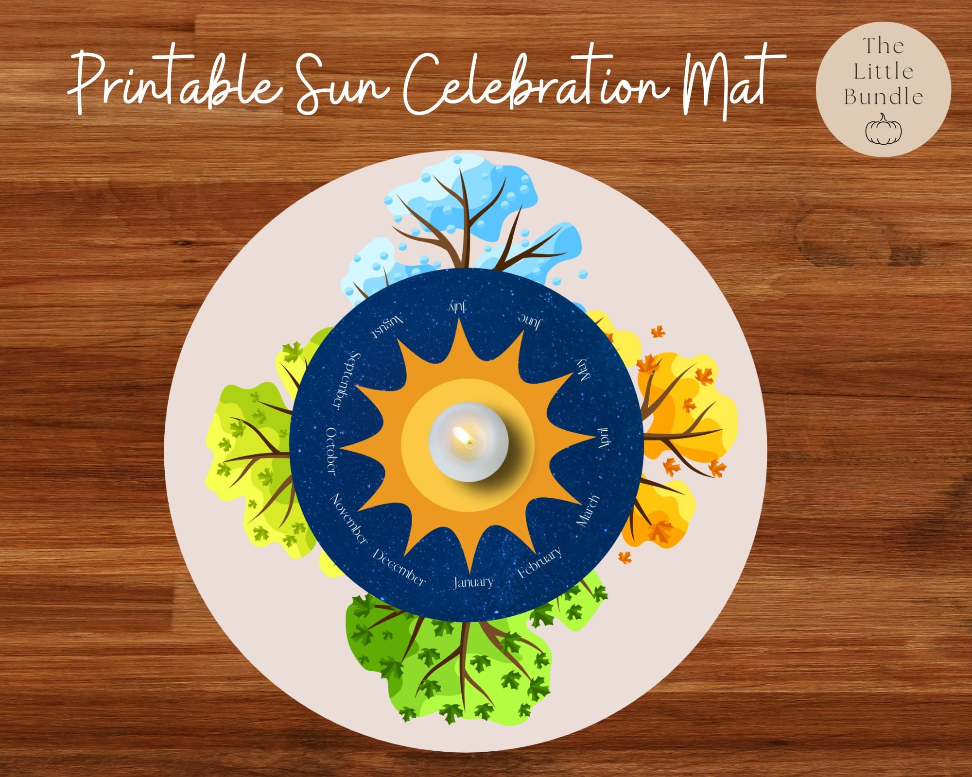 Montessori Sun Celebration Mat Printable Montessori Birthday - Etsy ...