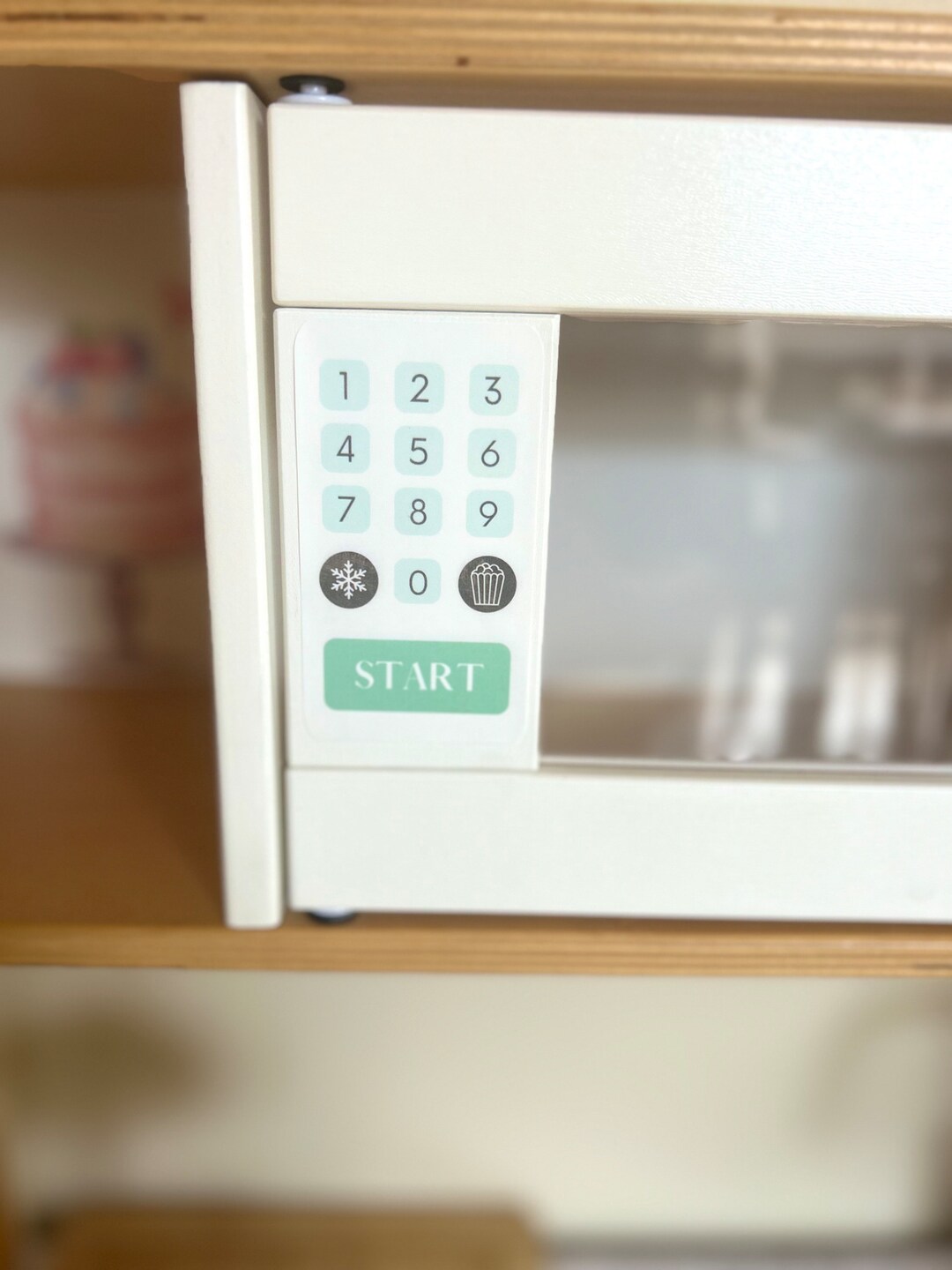 Decal for IKEA Dutkig, Microwave Sticker Play Kitchen Decal Play ...