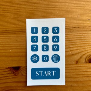 Microwave Decal for Play Kitchen, Microwave Sticker Play Kitchen Decal ...