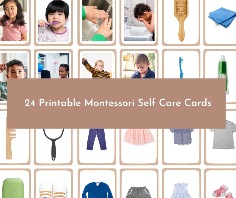 Printable Montessori Flashcards Printable Routine Cards - Etsy Australia