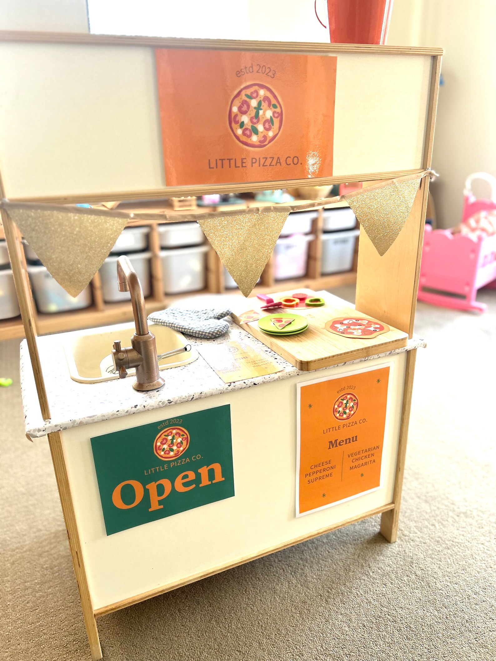 Play Food Printables, Play Kitchen Printable Pretend Play Food for Kids ...