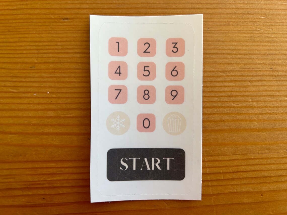 Microwave Decal for Play Kitchen Microwave Sticker Play - Etsy Australia