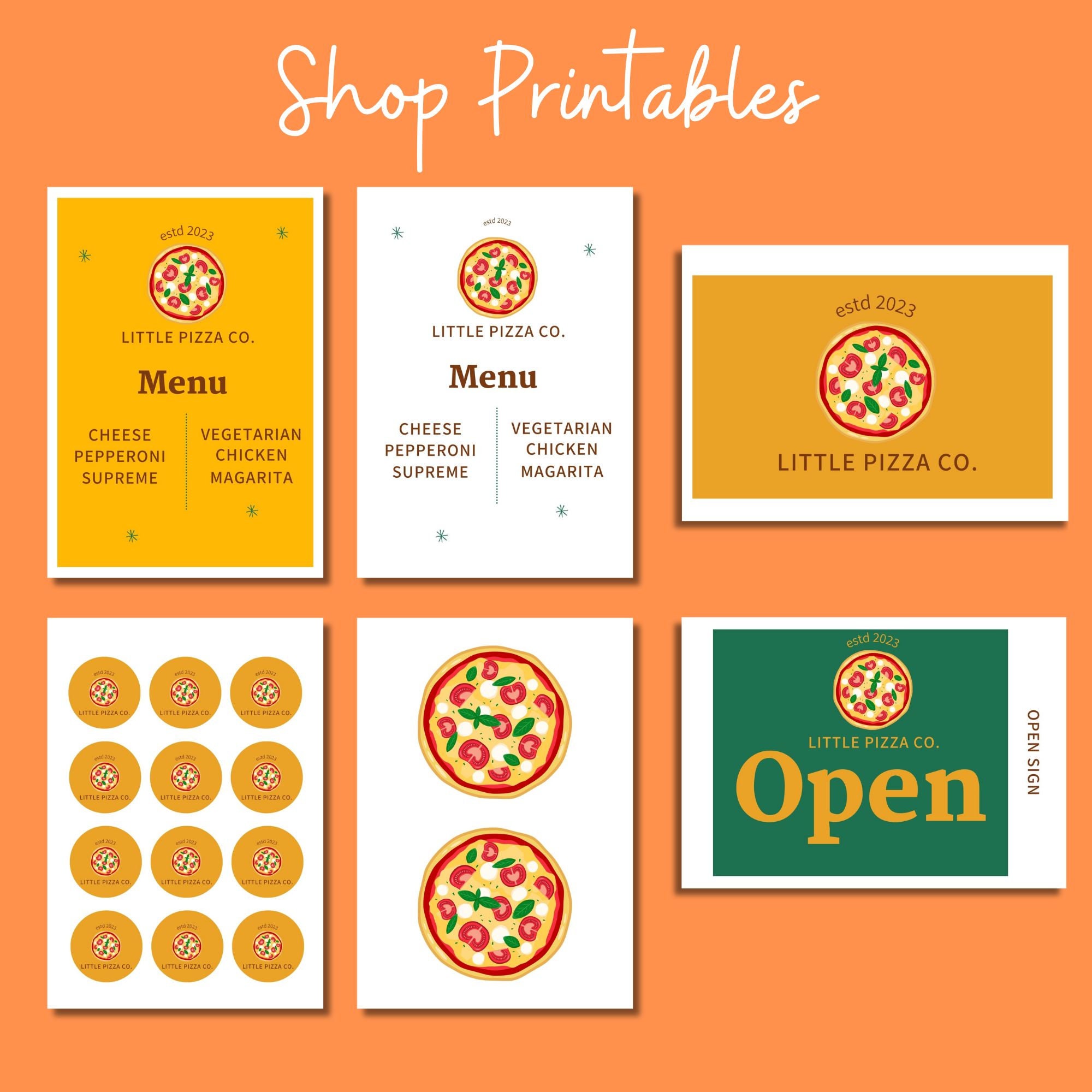 Play Food Printables, Play Kitchen Printable Pretend Play Food for Kids ...