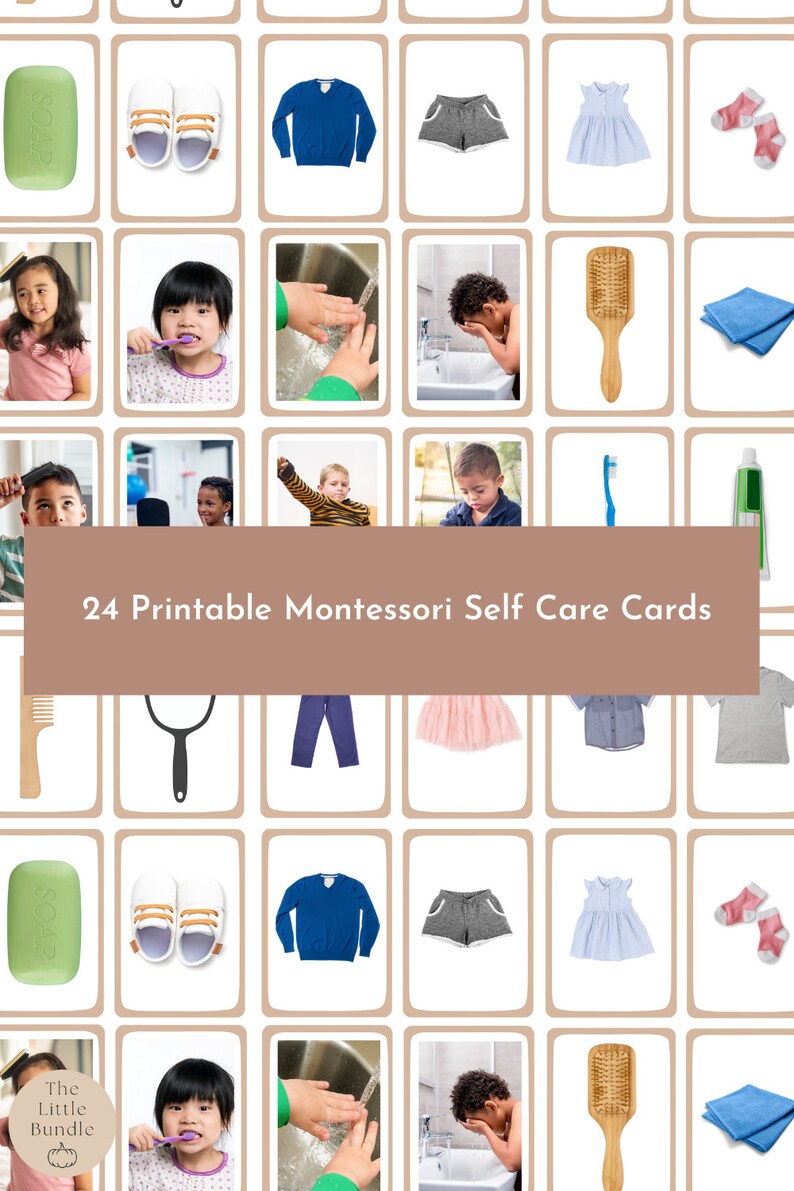 Montessori Printable Daily Routine Cards Montessori Practical - Etsy