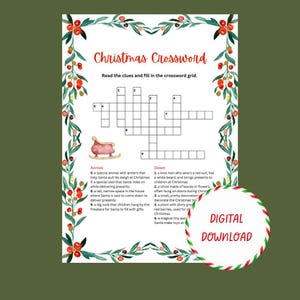 Printable Christmas Activity Pack for Kids Fun Holiday Games Printable ...