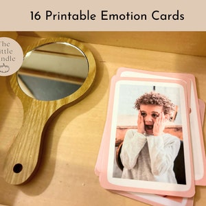Emotions Flashcards Printable Montessori Flash Cards Feelings ...