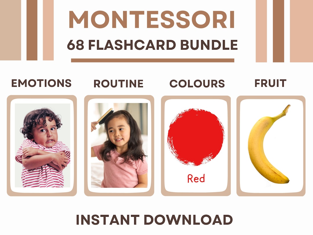 Montessori Materials, Montessori Printable Flashcards Printable ...