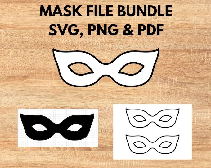 Mask SVG, Printable Masks, Kids Masks, Printable Kids Mask Masquerade ...
