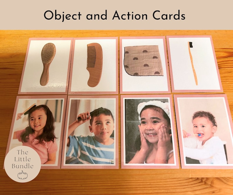 Montessori Self Care Kit Routine Cards Montessori Practical - Etsy