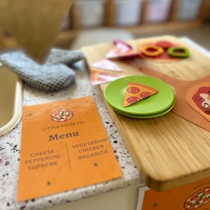 Play Food Printables, Play Kitchen Printable Pretend Play Food for Kids ...