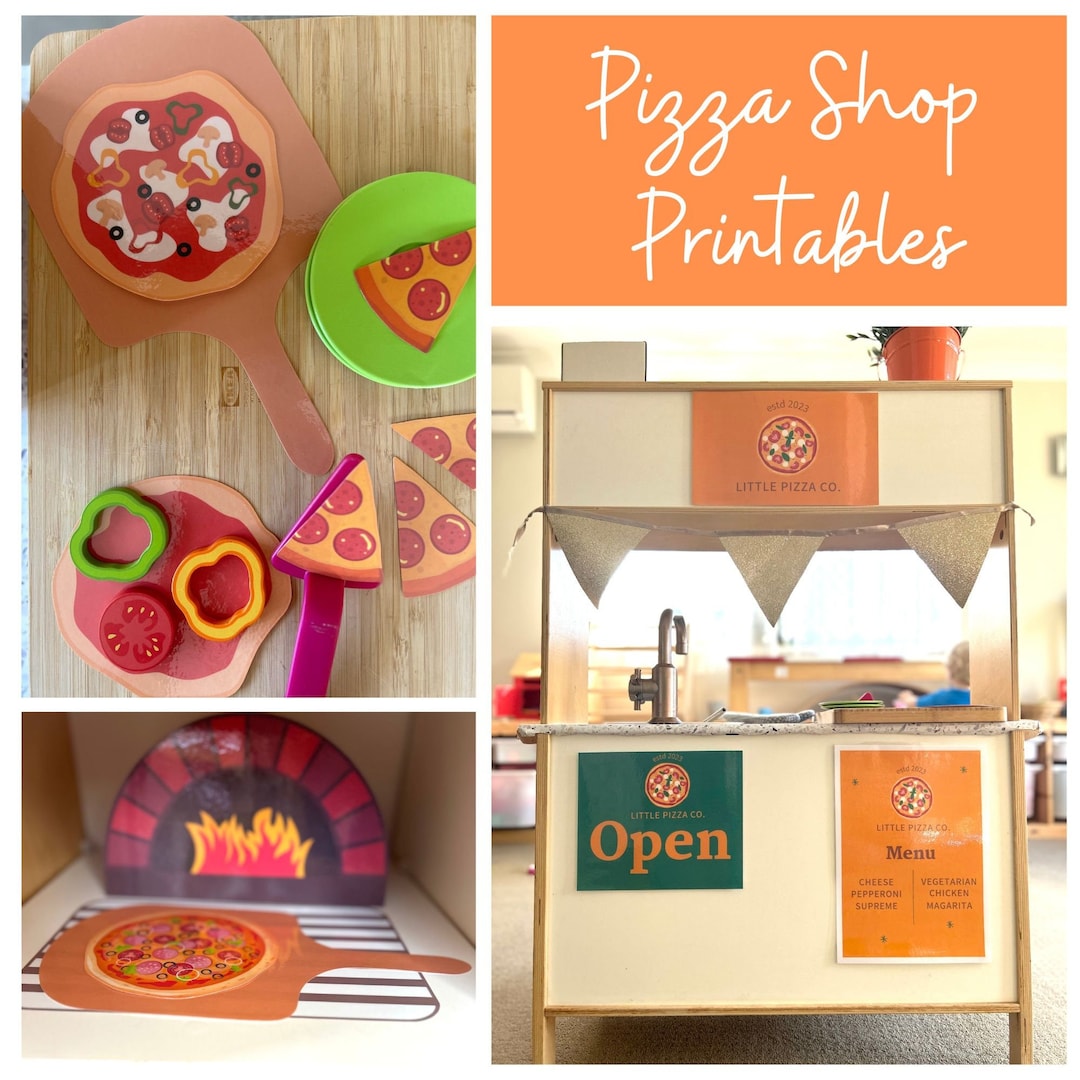 Play Food Printables, Play Kitchen Printable Pretend Play Food for Kids ...