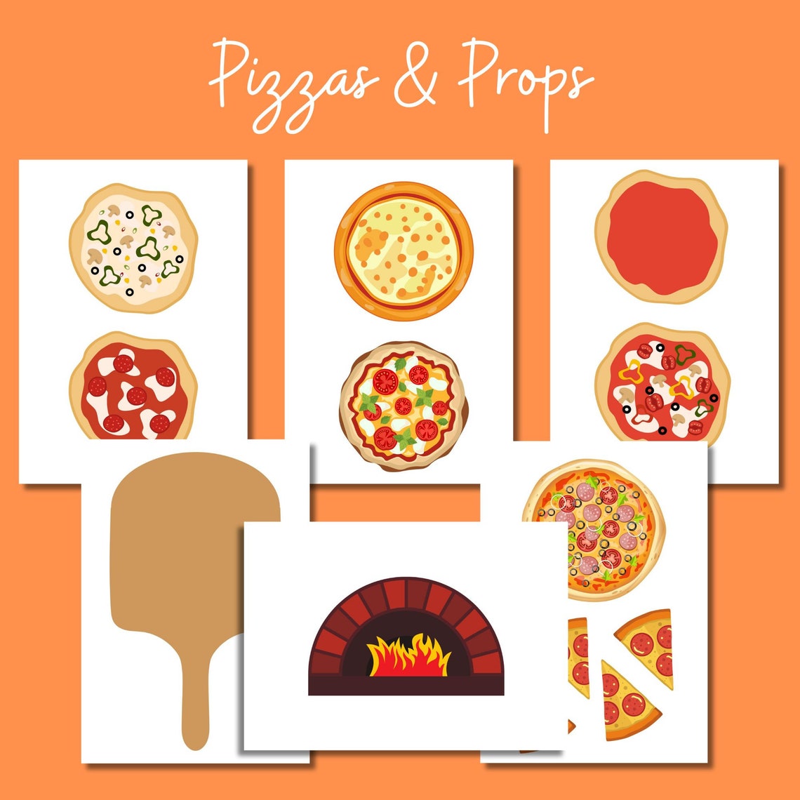Play Food Printables Play Kitchen Printable Pretend Play Food Etsy