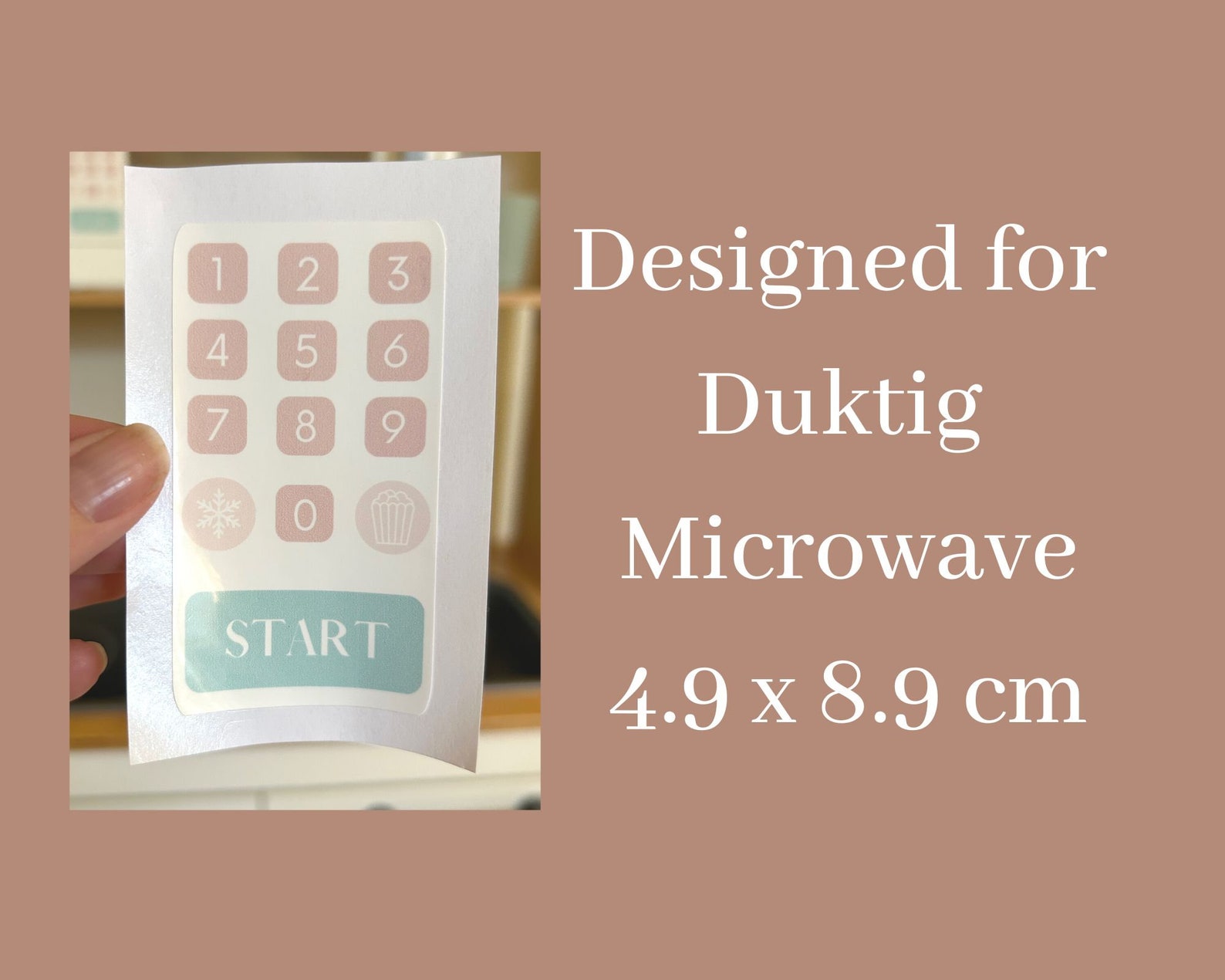 Microwave Decal for Play Kitchen Microwave Sticker Play - Etsy Australia