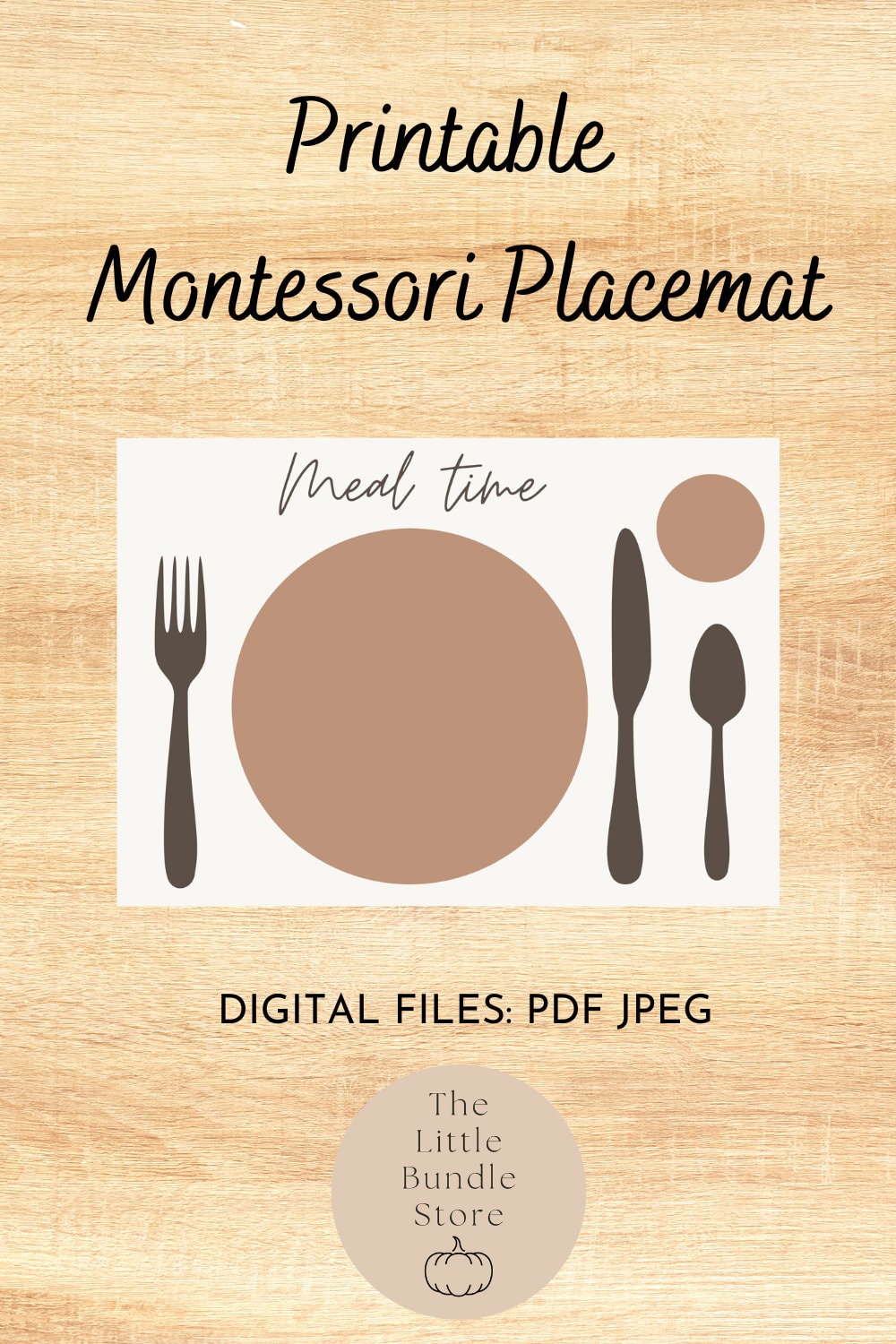 Montessori Placemat Montessori Practical Life Montessori - Etsy
