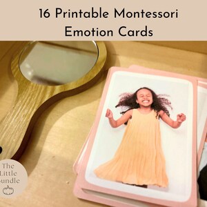 Emotions Flashcards Printable Montessori Flash Cards Feelings ...