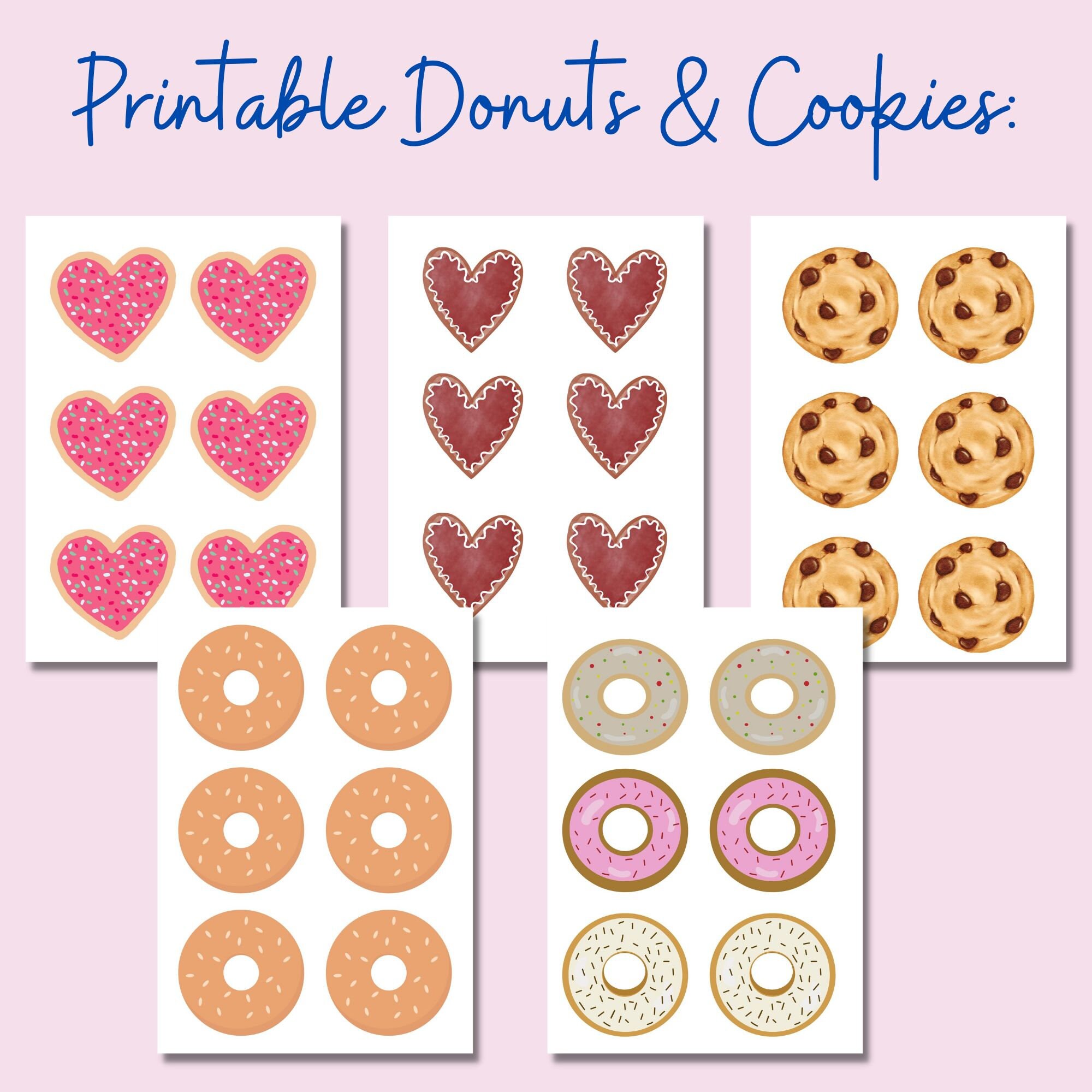 Play Food Printables Play Kitchen Printable Pretend Play Food - Etsy ...