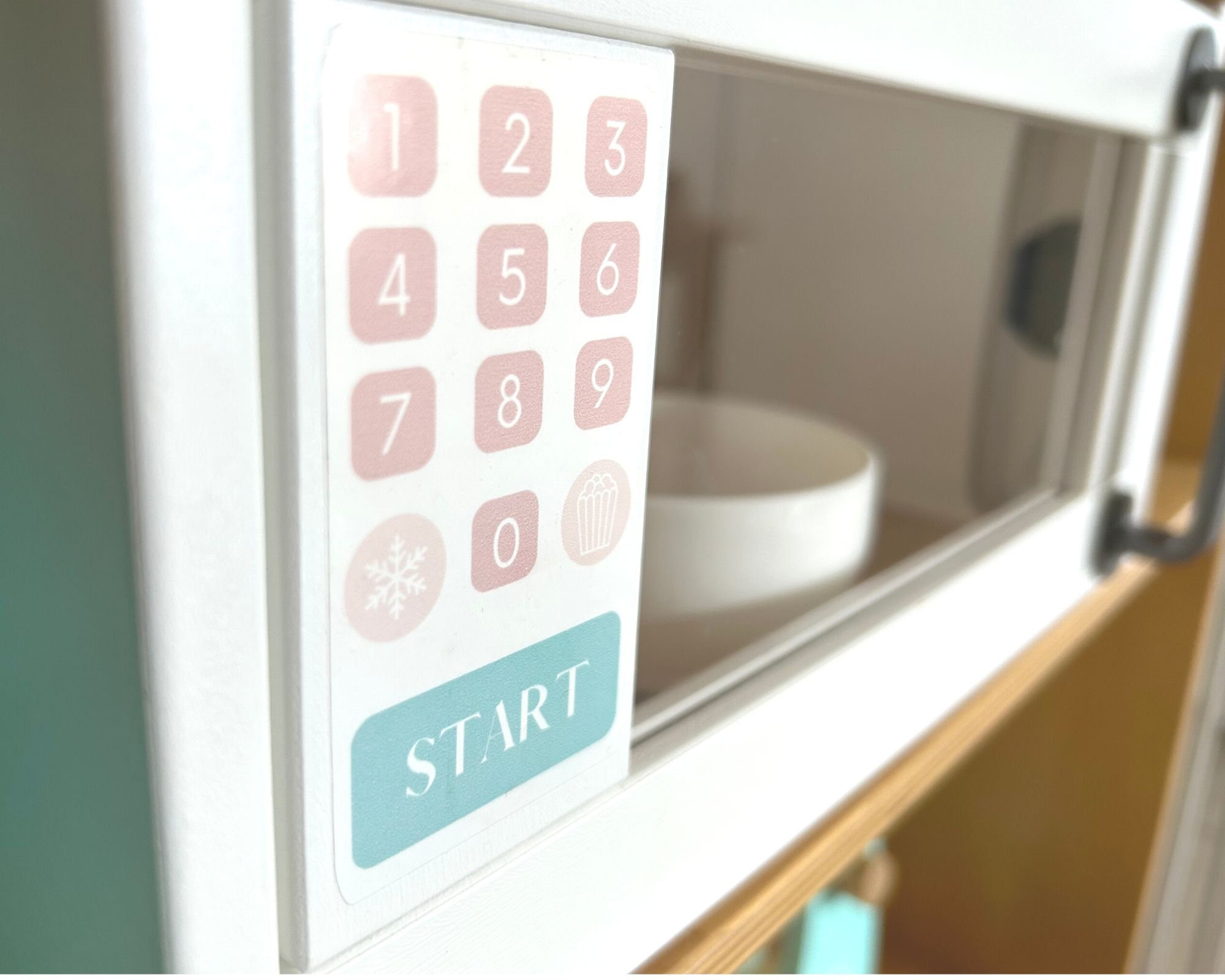 Microwave Decal for Play Kitchen Microwave Sticker Play - Etsy Australia