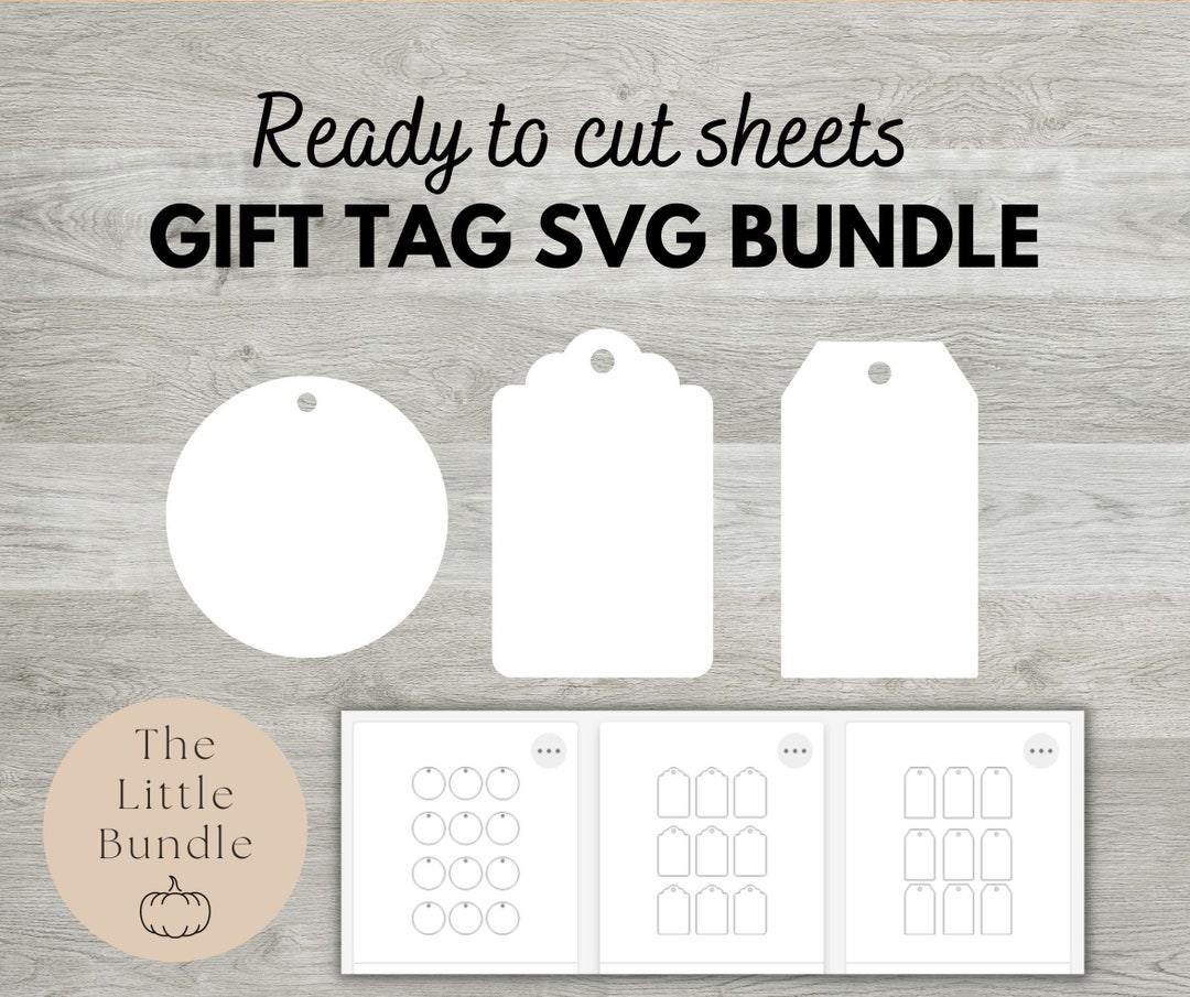 Gift Tag Template Digital Tag Svg Gift Tag Shape Cut File Gift Tag ...