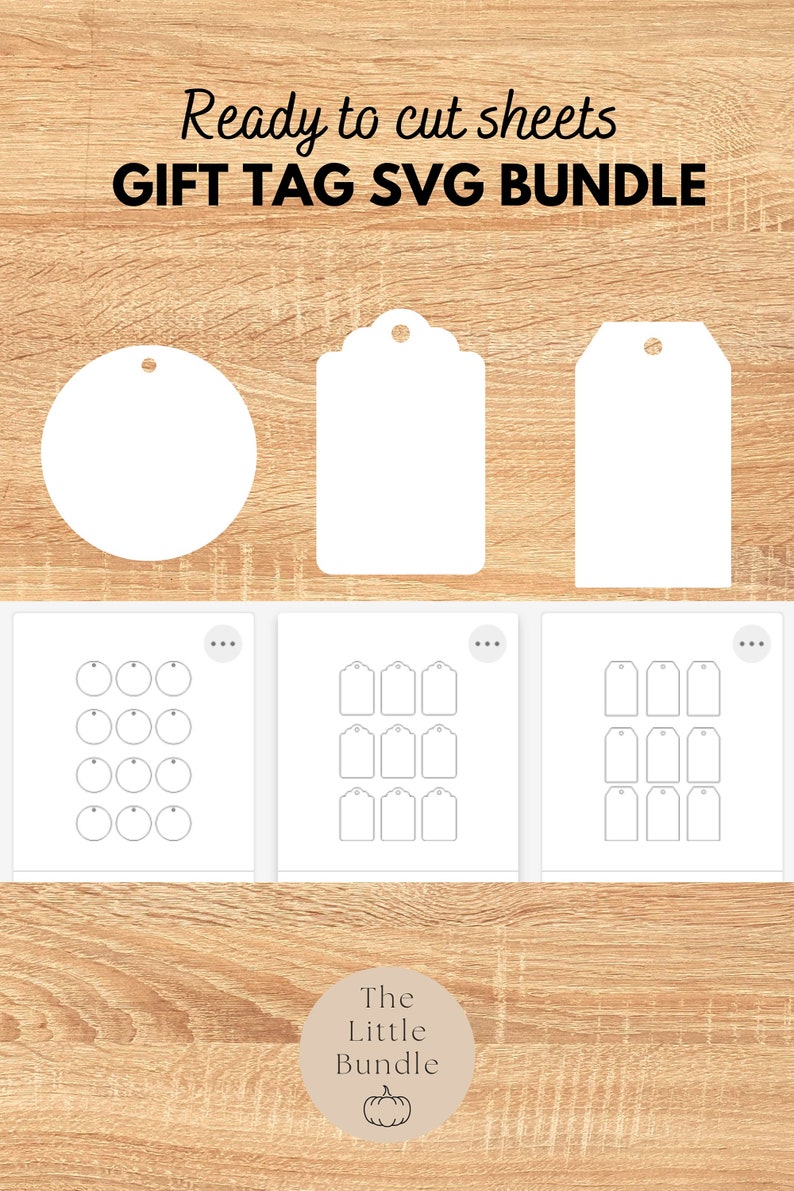 Gift Tag Template Digital Tag Svg Gift Tag Shape Cut File Gift - Etsy