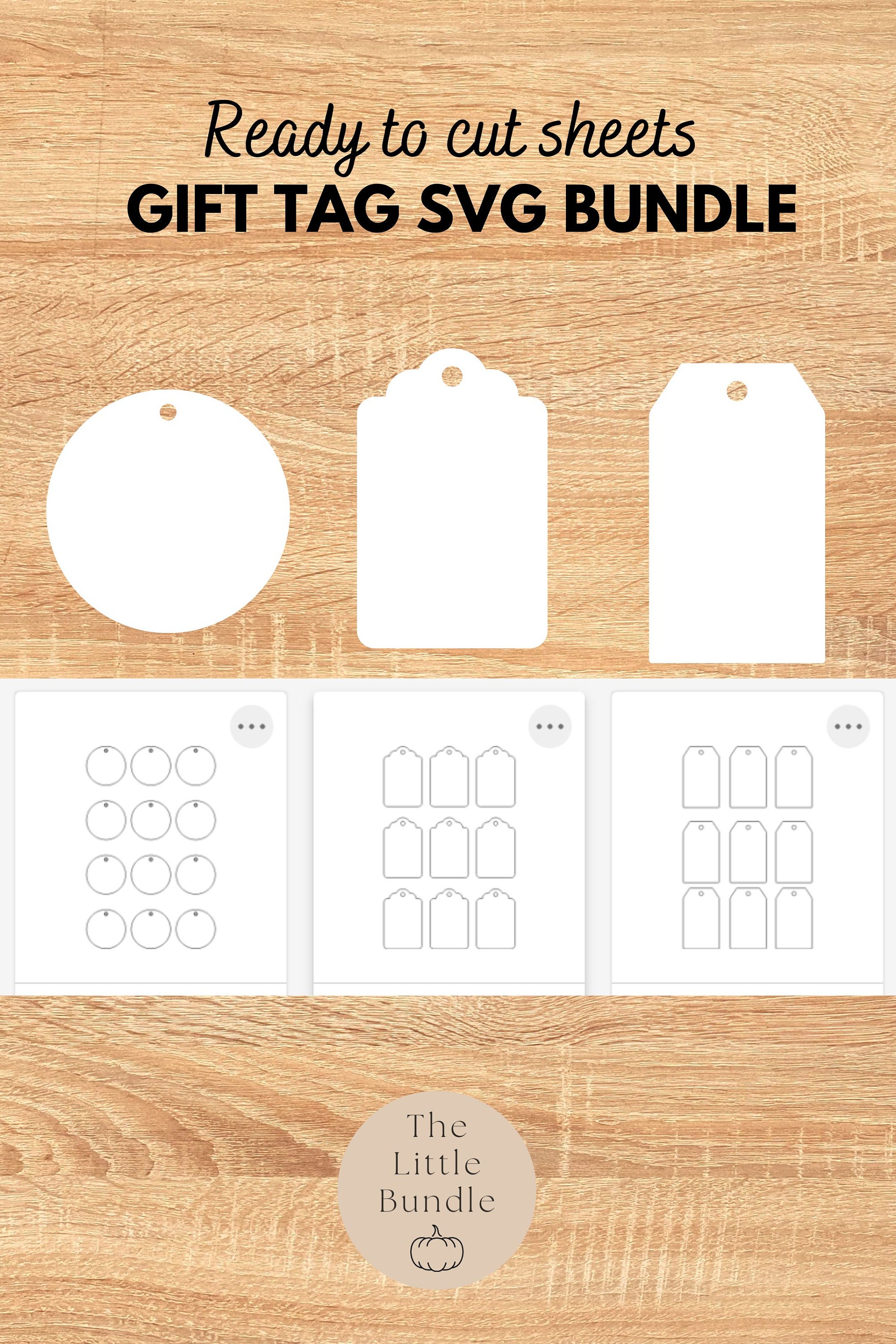 Gift Tag Template Digital Tag Svg Gift Tag Shape Cut File Gift - Etsy