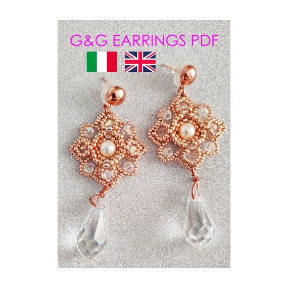 ITA or ENGLISH Earrings Tutorial Italian Earrings Tutorial | Etsy