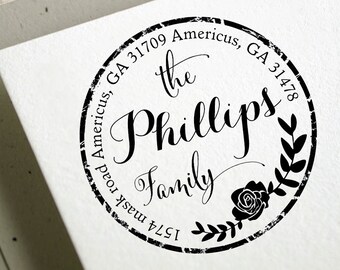 Family name stamp | Etsy