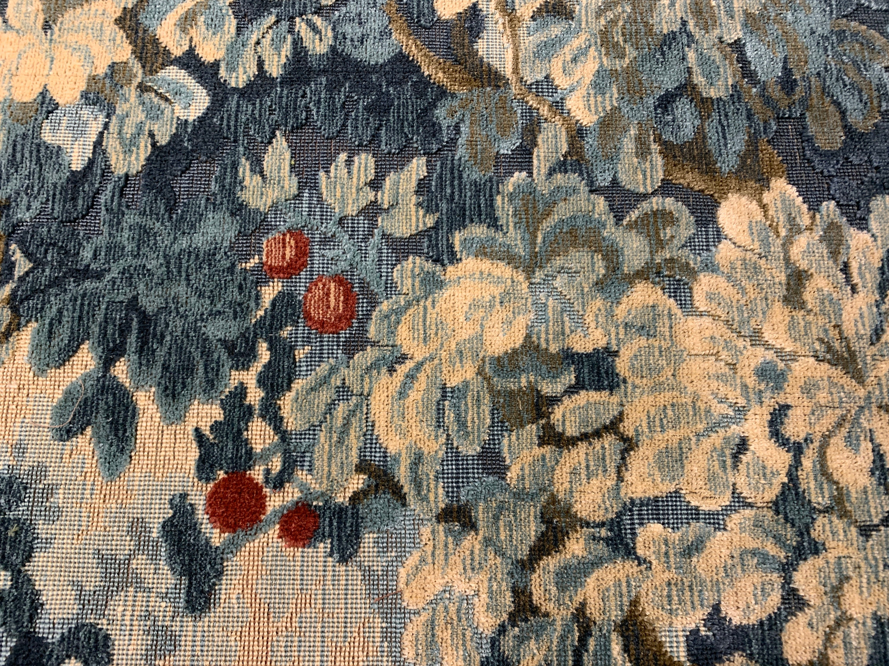 5 or 10 Yards Scalamandre Marly Blues Cut Velvet Fabric - Etsy UK