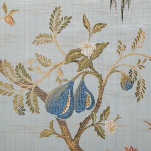 5 or 10 Yards - Scalamandre Melograno Sky Blue Luxury Italian Lampas ...