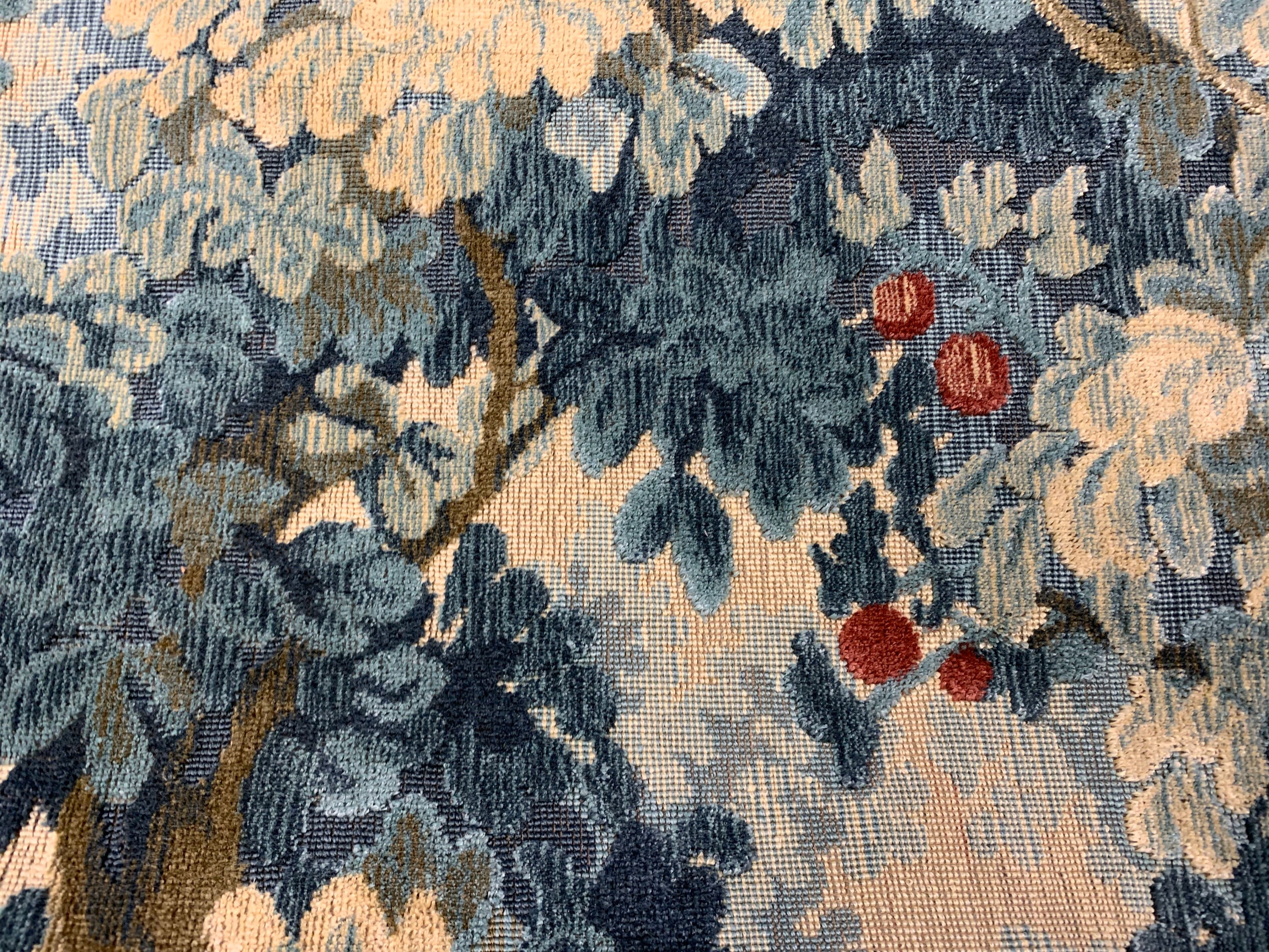 5 or 10 Yards Scalamandre Marly Blues Cut Velvet Fabric - Etsy UK