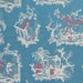 5 or 10 Yards Woven Silk Chinoiserie Fabric Donghia Sahco Chinoise ...