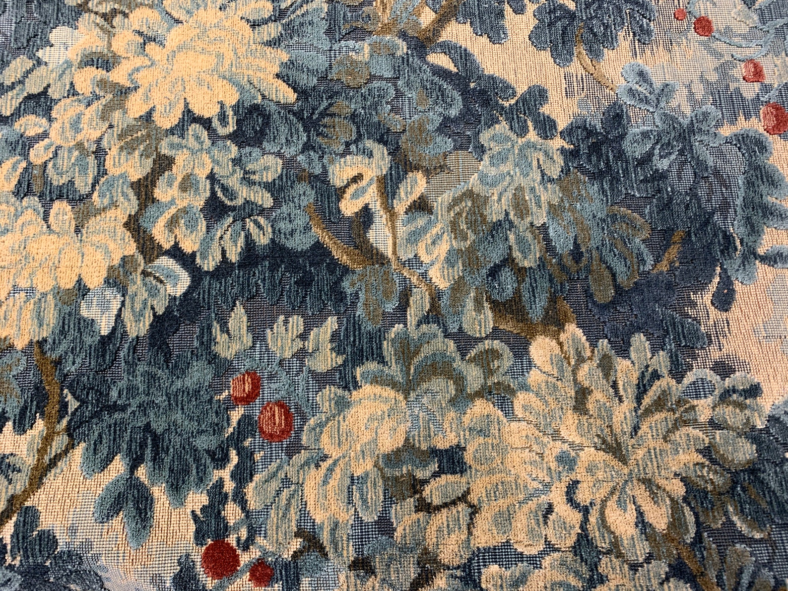 5 or 10 Yards Scalamandre Marly Blues Cut Velvet Fabric - Etsy UK