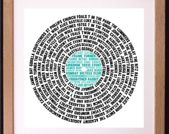 Music word art | Etsy