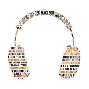 Personalised Headphones Word Art Gift - Etsy UK