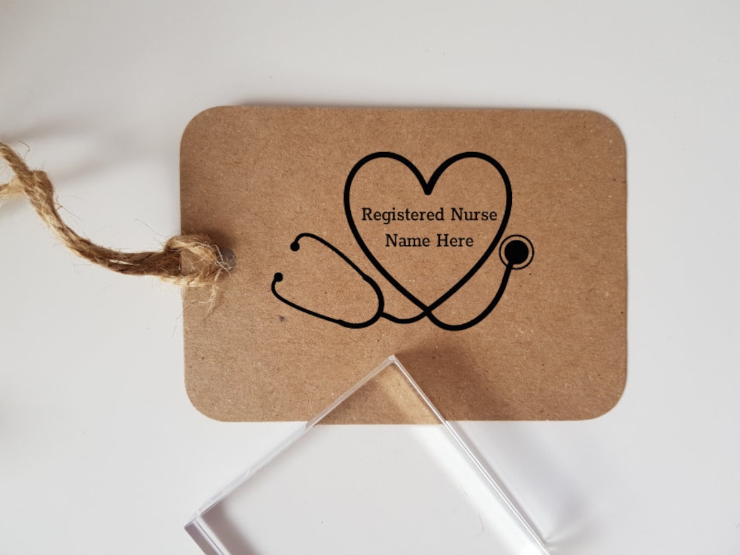 Doctor / Nurse / Medical Staff Rubber Stamp With Any Text Included - Etsy