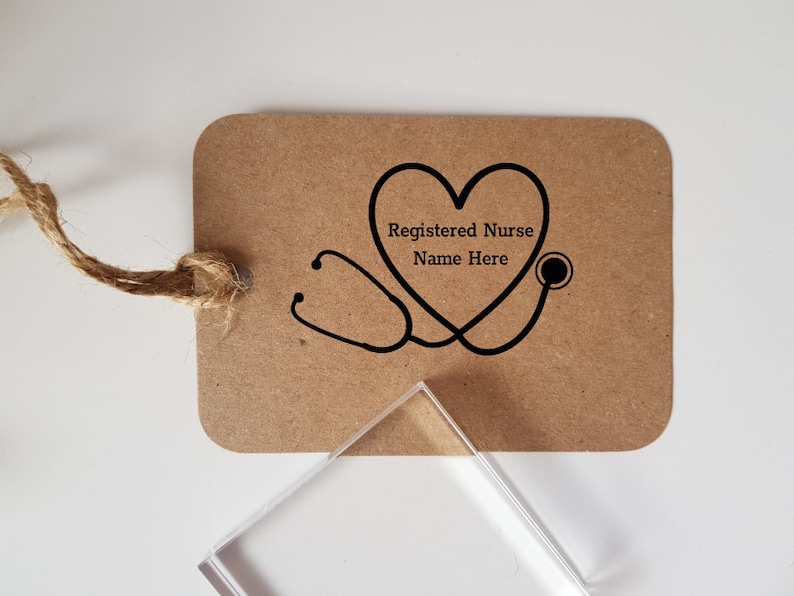 Doctor / Nurse / Medical Staff Rubber Stamp with any text | Etsy