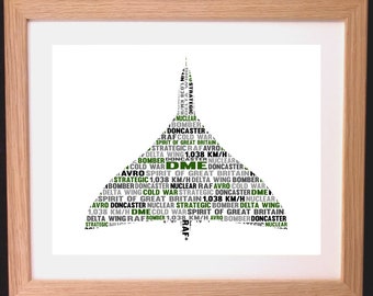 Personalised Plane Word Art Gift | Etsy UK